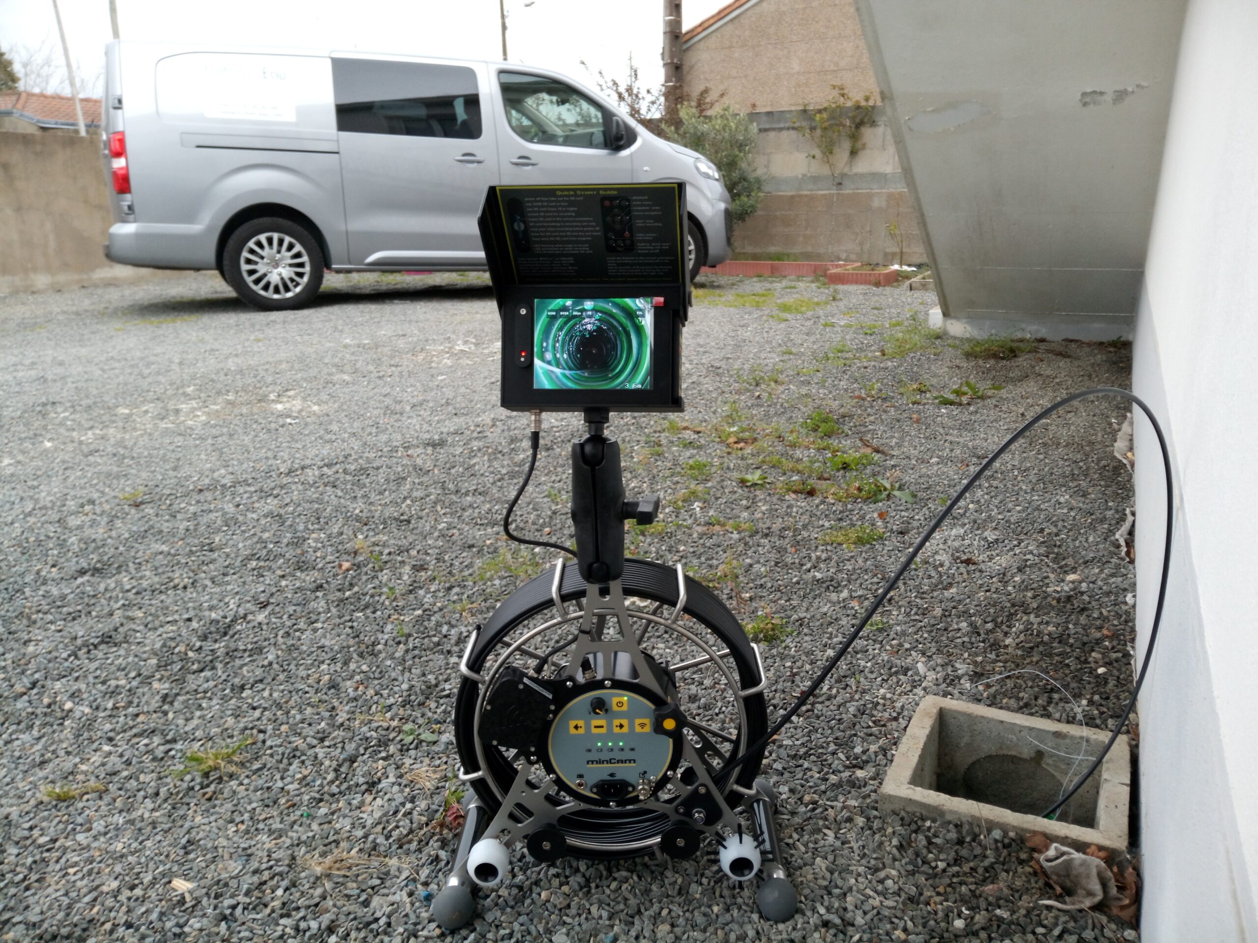 Inspection Caméra fibre optique - backers